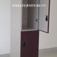 Locker cửa vân gỗ